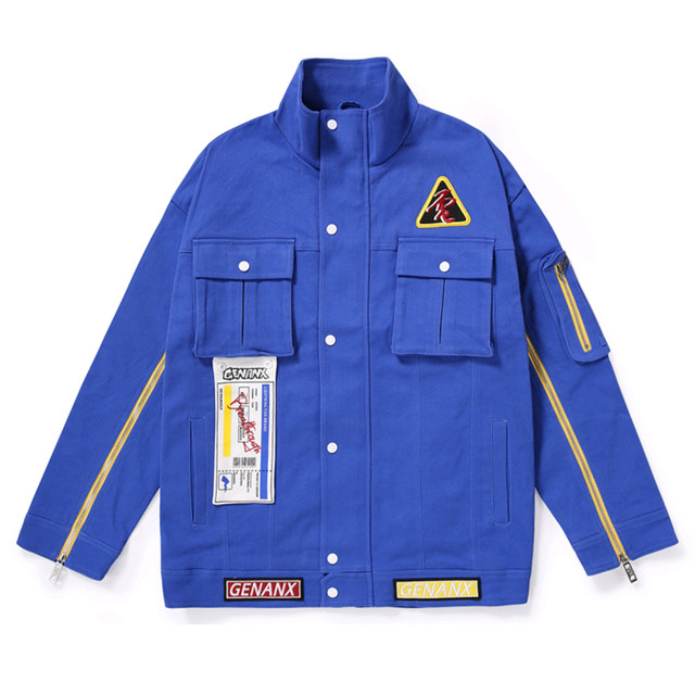 GENANX lightning trendy brand workwear men's jacket original new spring ...