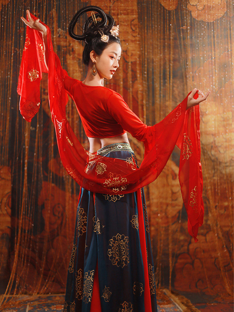 Traje de Baile Feimei Dunhuang Feitian - Hanfu de Estilo Antiguo para ...
