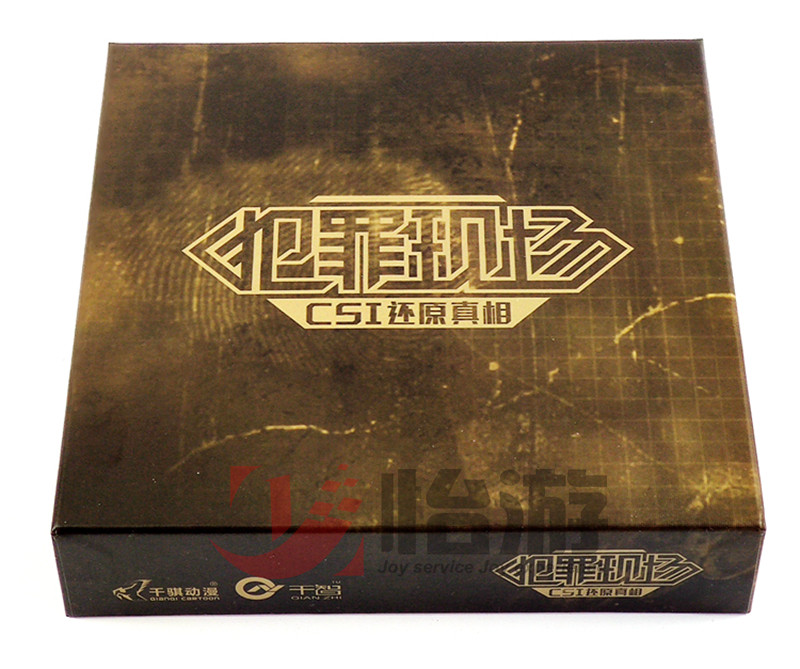 Crime Scene Board Game Set with Detective Strategy Reasoning