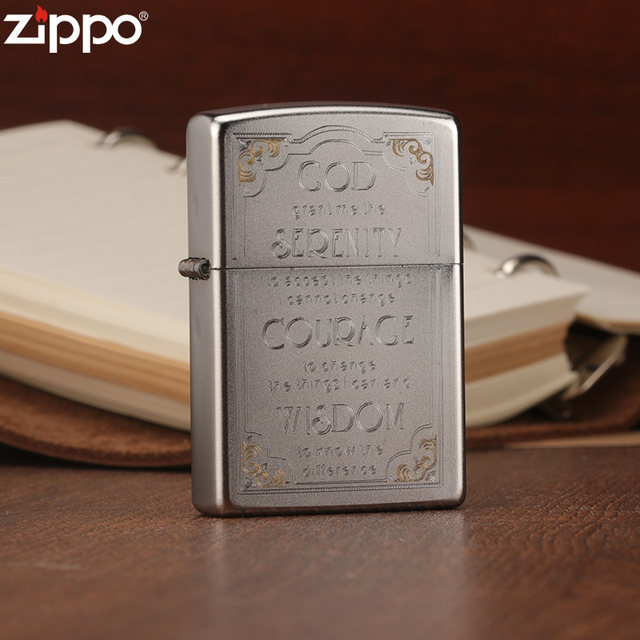 Coal oil lighter Zippo genuine windproof depinity 205 matte warning ...