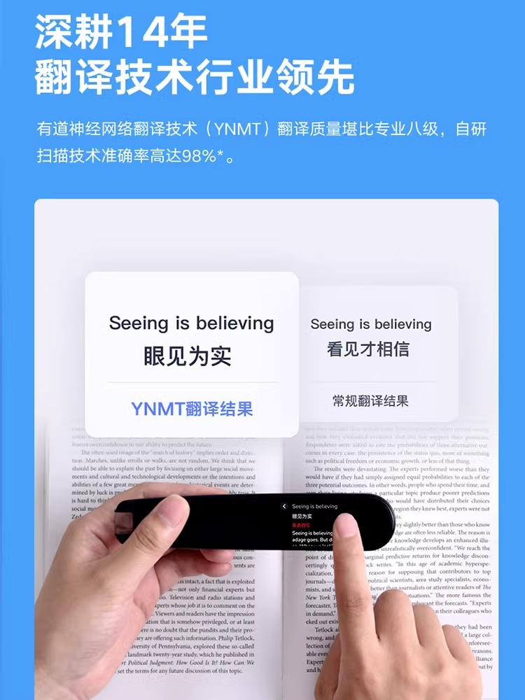 Youdao Dian Reading Pen 2 - Dizionario Inglese Potenziato con AI - Ydp021