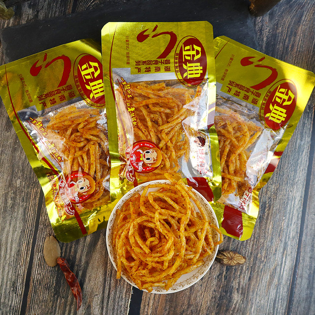 Hunan Yanzi Jindian spicy strips spicy silk childhood classic nostalgic ...