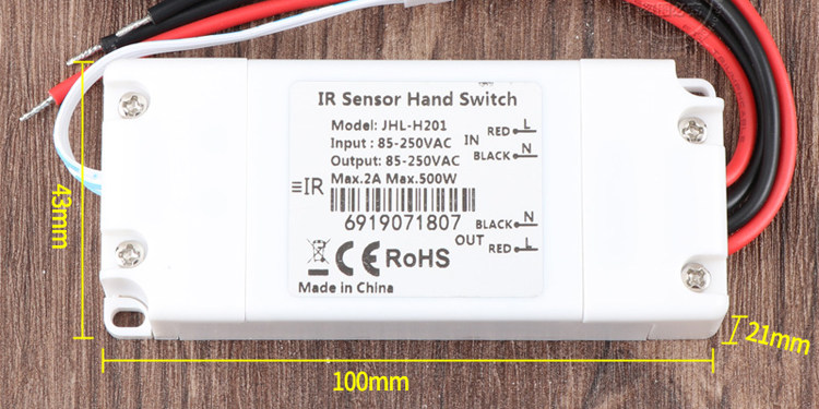 12v24v220v hand scan proximity sensor cabinet switch | None