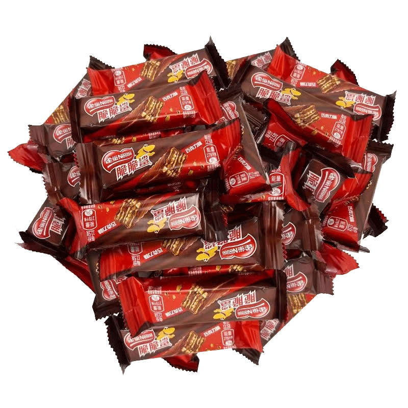 Nestlé Chocolate Milk Wafer Cookies Crunchy Shark 12.5g*25/40 snacks