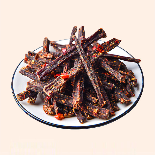 Longbang air-dried beef jerky five-flavored 58g specialty hand-shredded ...