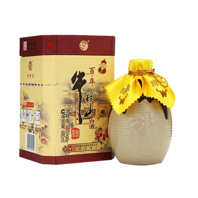 Niulanshan Erguotou Baijiu 36% Centennial Aged (Sanniu) 400ml*1 bottle ...