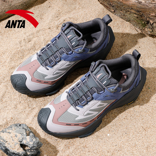 ANTA sneakers men's trail hiking winter running shoes anti-sand and ...