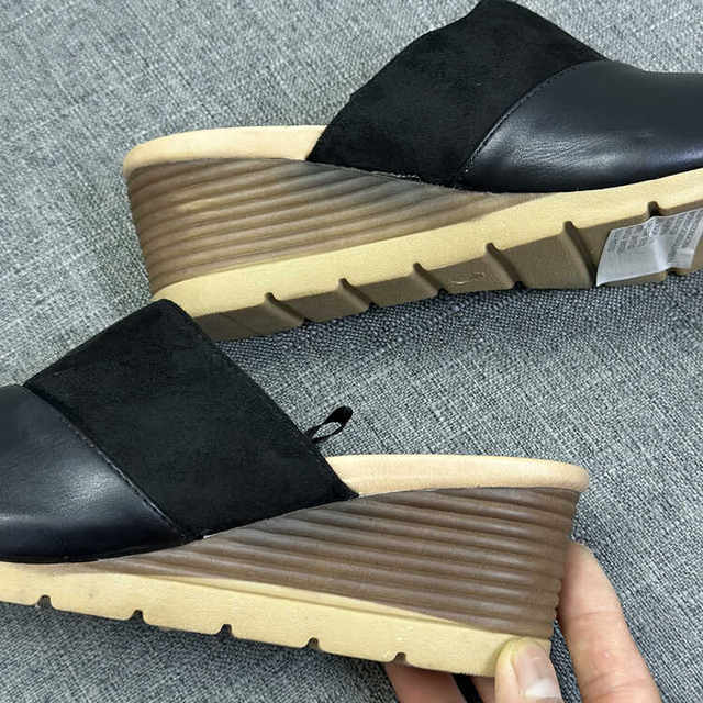 Foreign trade wedge slippers for women to wear outside 2024 new ...