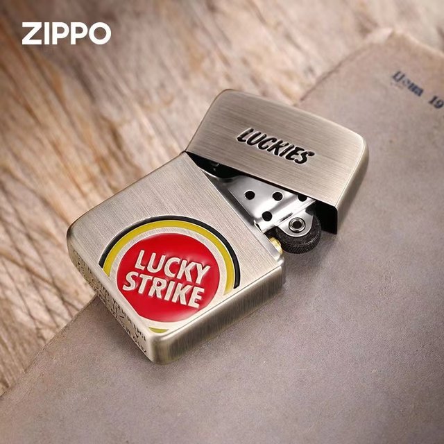 zippo lighter genuine 1941 replica smoked silver filled paint lucky ...