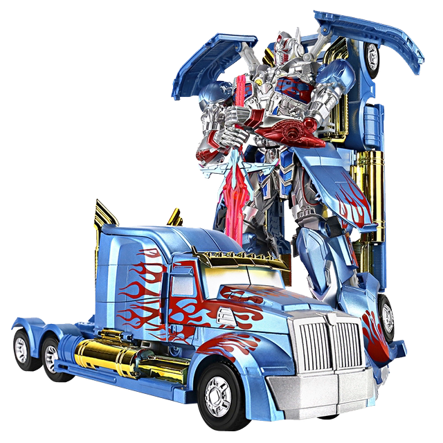 Deformed Interstellar Commander Siege King Kong G1 Bumblebee Optimus Pillar card car robot hand ...