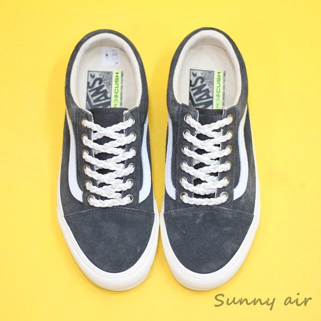 Sunny spot Vans black canvas casual OLDSKOOL men and women low -top ...