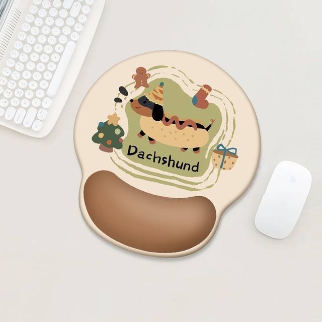Dachshund original wrist guard mouse pad anti-slip office and home ...