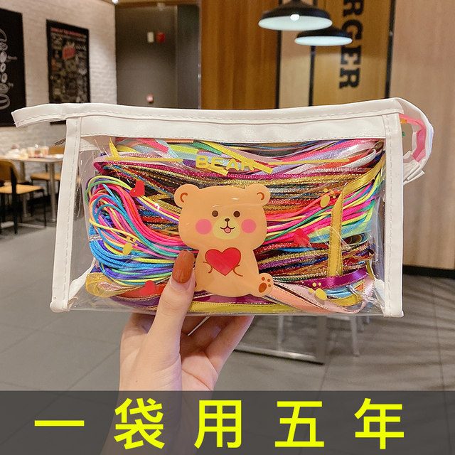 Braided hair color rope women's dirty braid head rope hair rope ...