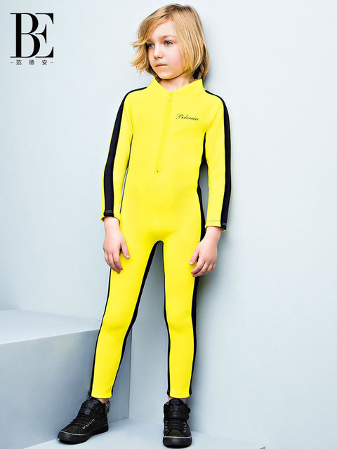 BE Van Dan Children's Swimsuit Long Sleeve Men's Big Big Big Big Big ...