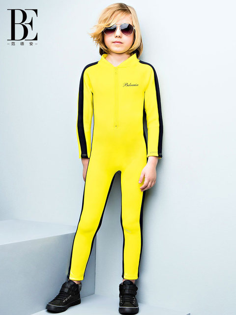 BE Van Dan Children's Swimsuit Long Sleeve Men's Big Big Big Big Big ...