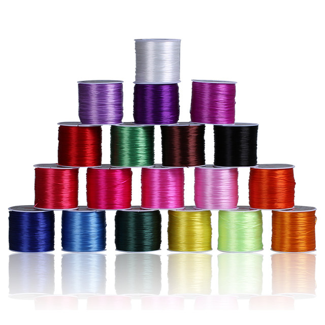 Imported elastic thread bracelet rope with crystal beads, rubber band ...