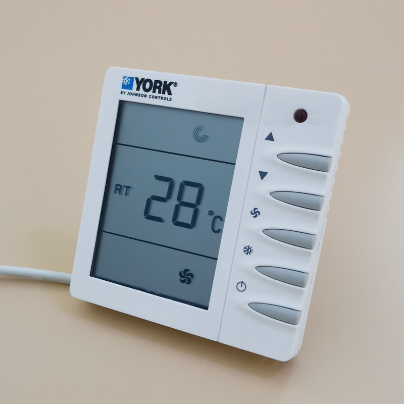 York York Thermostat Control Panel - Central Air Conditioning Fan Coil ...