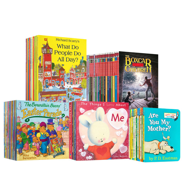 150 yuan 10 original English picture books Richard Scarry Golden ...