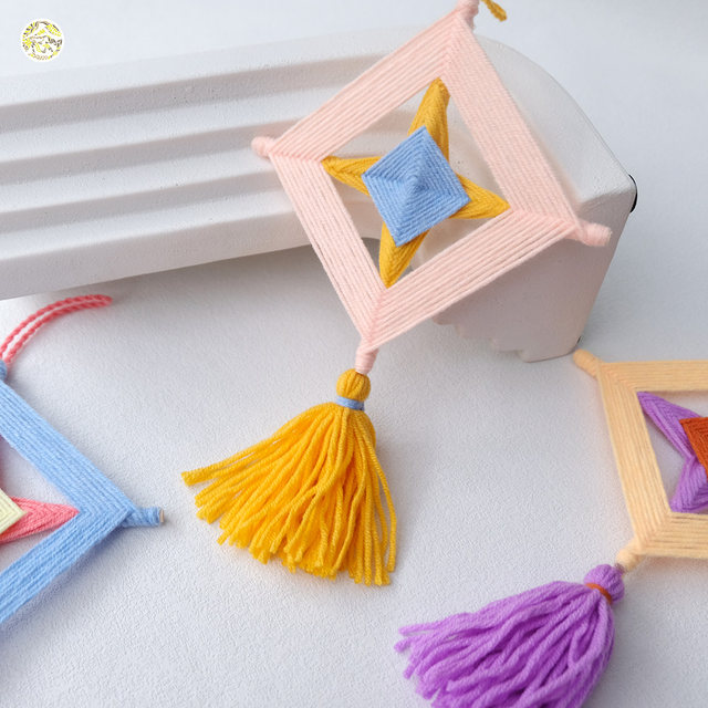 Simple 丨 Winding Mandala Finished Handmade Wool Knitting Work ...