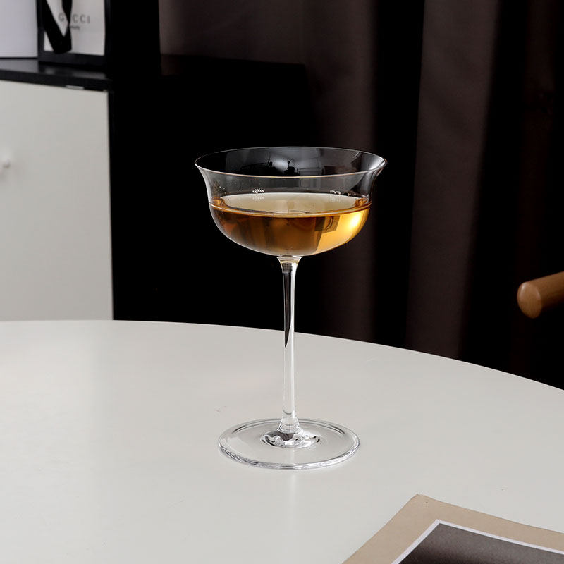 Chamvin Crystal Snow Lotus Cup - Verre à cocktail de style japonais