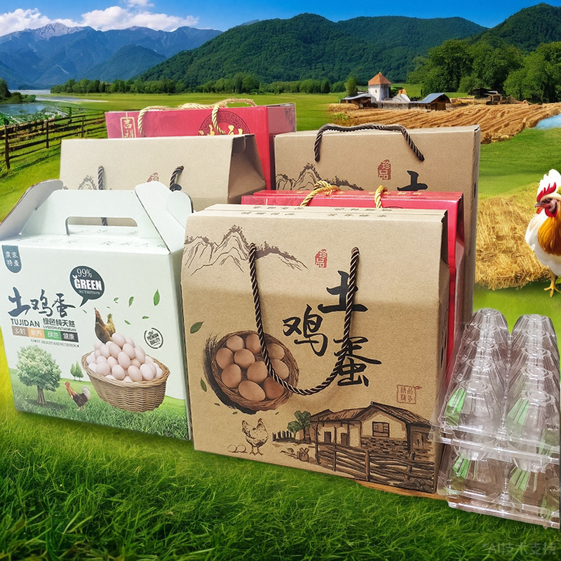 Native Egg Packaging Gift Box for Farm-Fresh Eggs