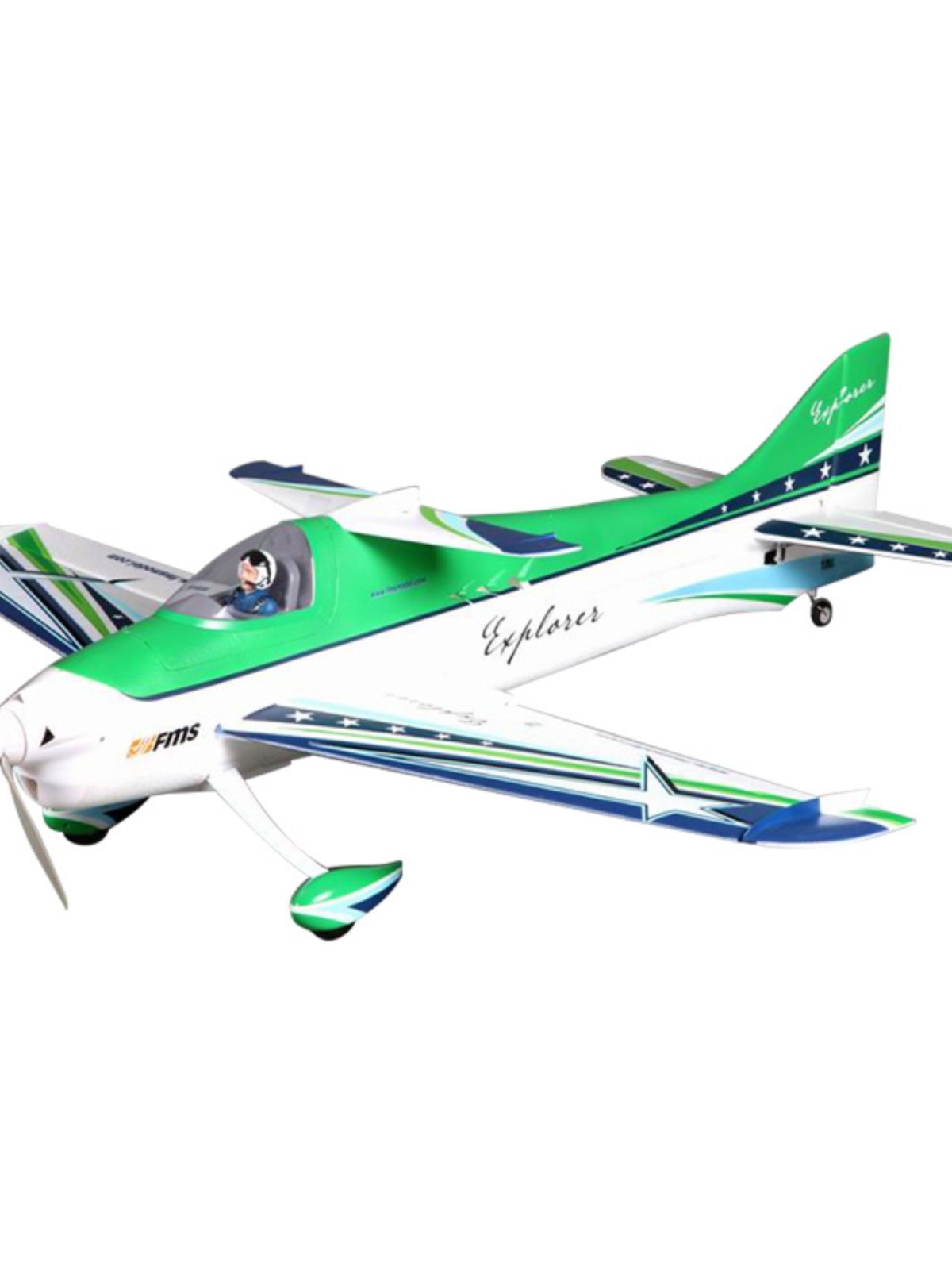 FMS F3A Electric Remote Control Airplane - 3D Stunt Fixed-Wing Aircraft