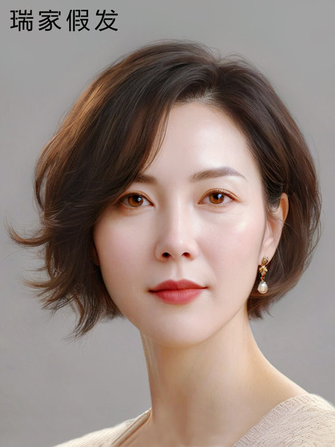 Ruijia Wig Women's Full Head Cover Seamless Real Hair Full Human Hair ...