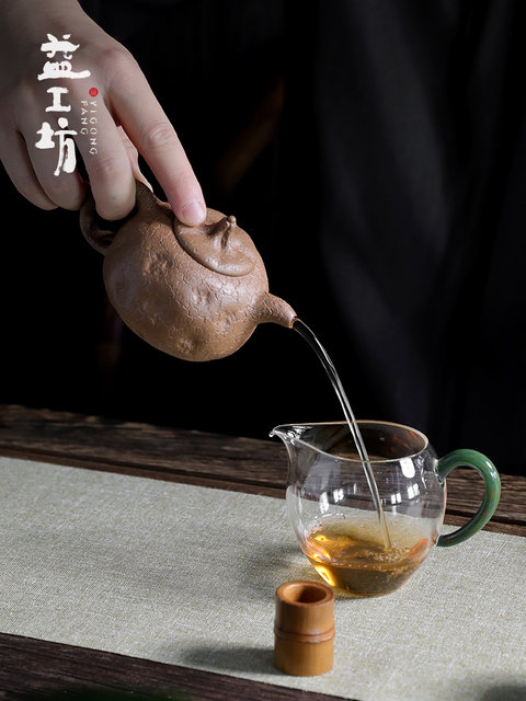 Dayiyi Workshop Fully handmade purple clay teapot traditional classic ...