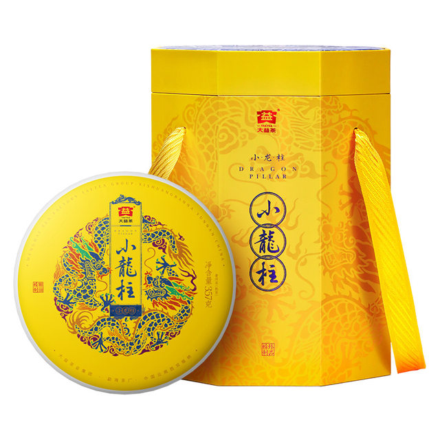 Dayi Pu'er Tea Little Dragon Pillar 357g*5 Pu'er Cooked Tea Installation Makes Magnar Tea ...