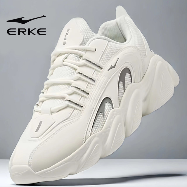 Hongxing Erke men's shoes soft sole shock-absorbing men's 2024 dad ...