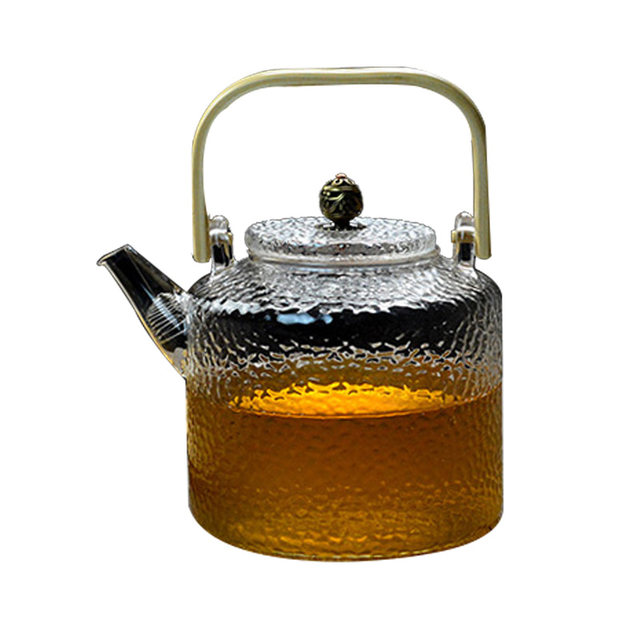 Hammer pattern high temperature resistant lifting beam kettle glass ...