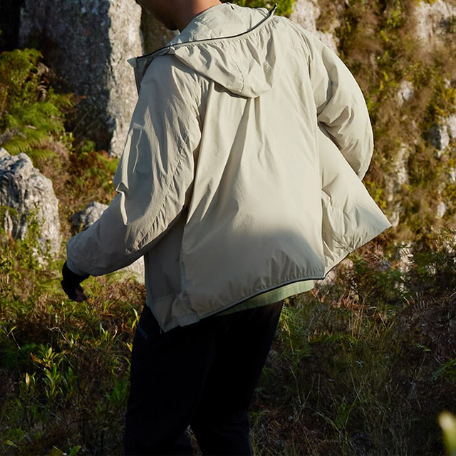 Adidas/Adidas official authentic TERREX men's outdoor sports lightweight hooded jacket IS0270