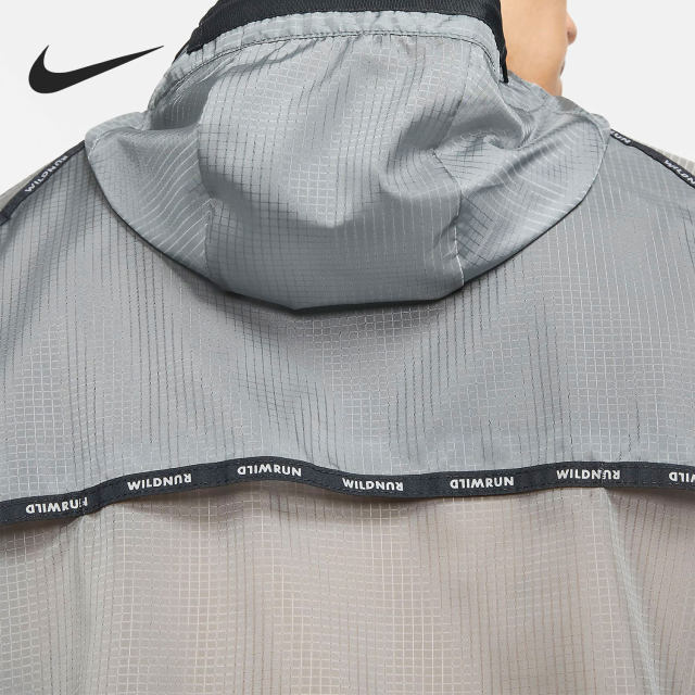 Nike/Nike official authentic men's translucent hooded running sports ...