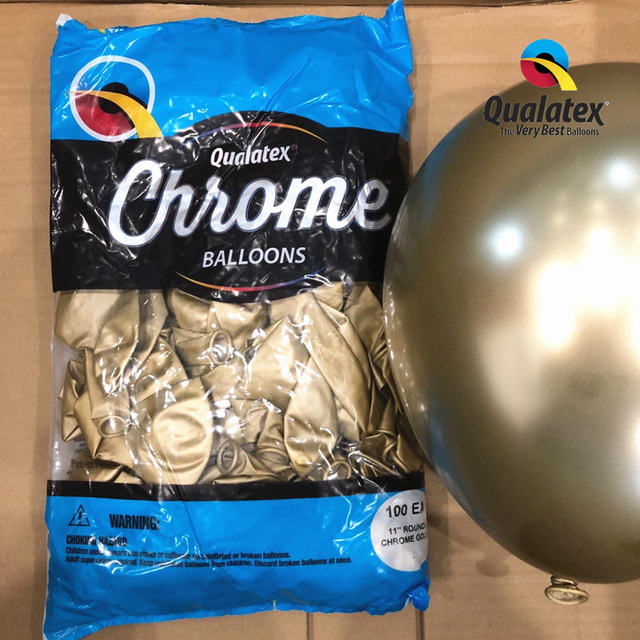 US Pioneer Metal Balloon imported QualaTeX chromium golden balloon ...