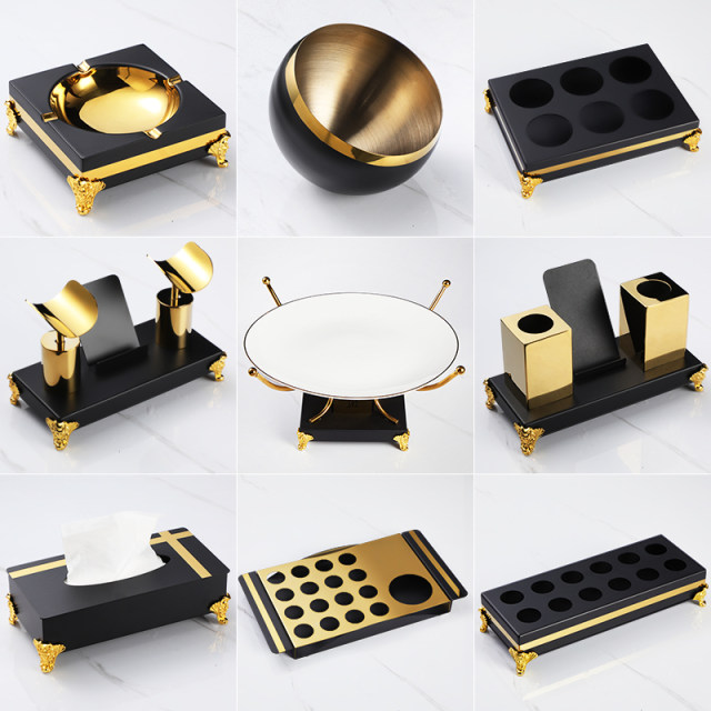 Ktv table setting supplies complete set of stainless steel fruit plate ...