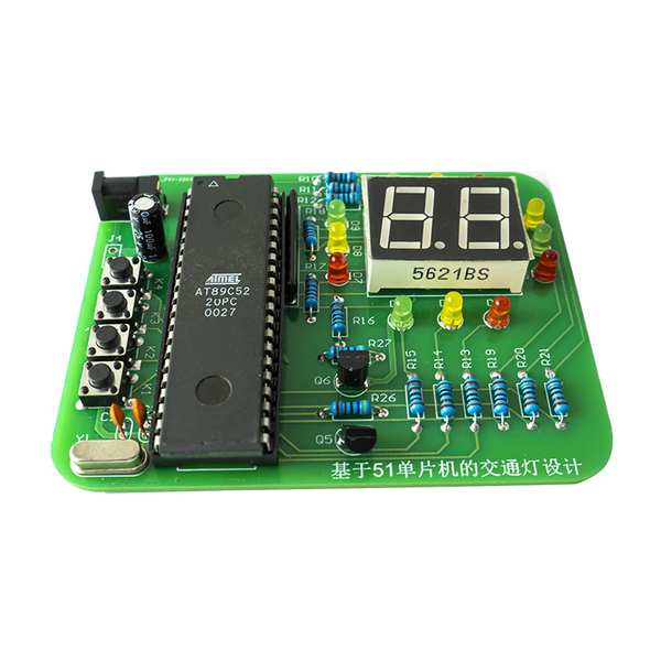 Traffic Light 51 Microcontroller DIY Kit For Electronic Training | Wulu ...