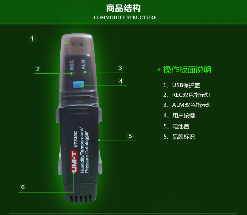 Thermometer - Ut330a | Uni-t