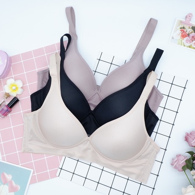 Push-Up Bra Without Wires, Thin Sexy Push-Up Comfortable Large Size ...