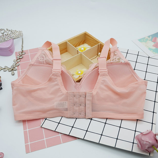 New Korean foreign trade original thin style non-wired bra soft cup ...