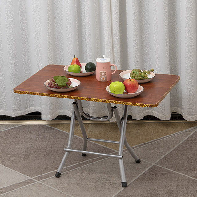 Rectangular folding table folding small table simple home eats small ...