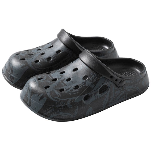 Croc shoes men's summer outer wear non-slip anti-odor trendy brand ...