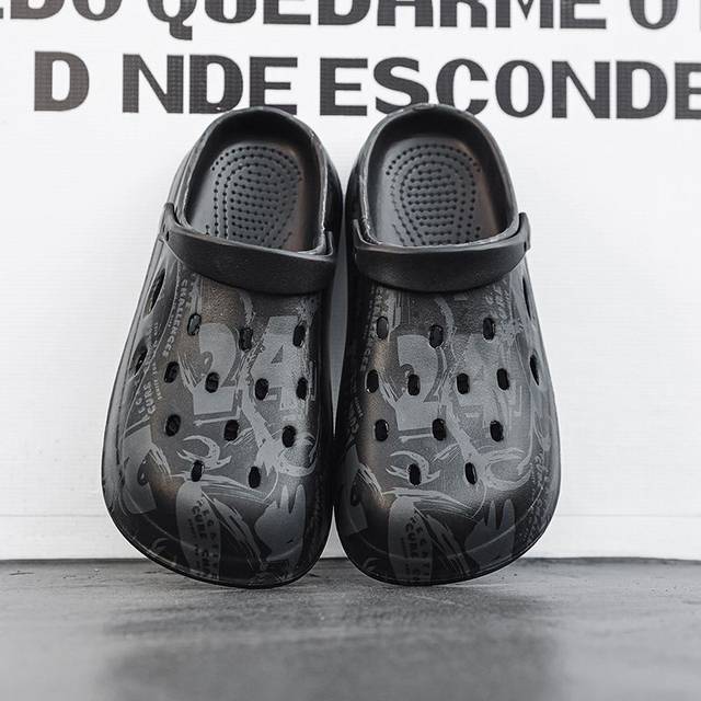 Croc shoes men's summer outer wear non-slip anti-odor trendy brand ...