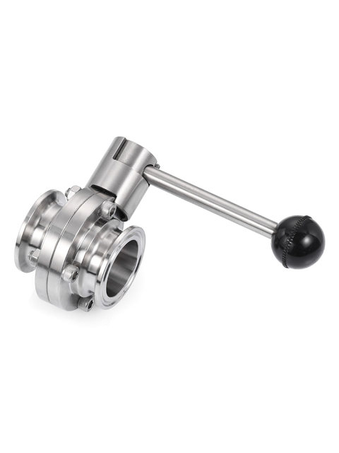 304 Stainless Steel Sanitary Class Fast Food Valve Food Grade Manual ...