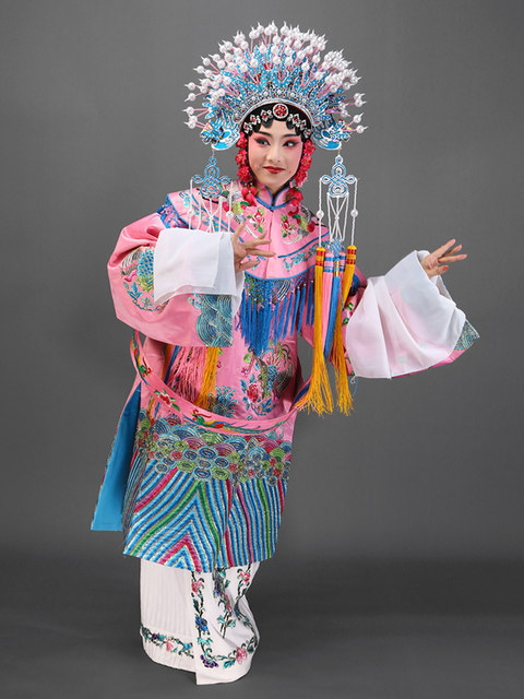 Peking Opera Royal Concubine Drunk Opera Female Python Robe Stage ...