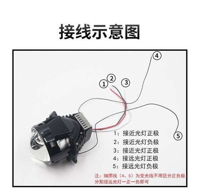 New motorcycle LED matrix laser lens lens lens ultra -bright polymang ...