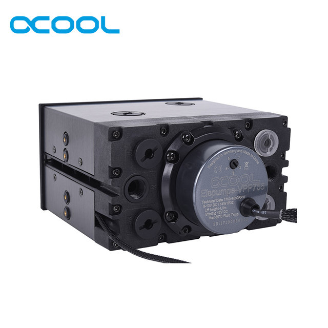 AlphaCool EISFACH cool black dual -light drive pump all -in -one D5 ...