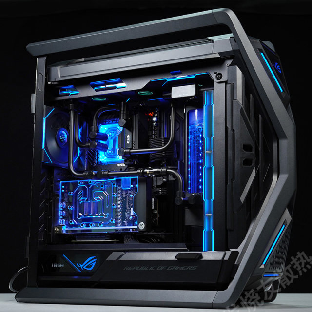 Enthusiast water cooling ROG Genesis 701 chassis metal hard tube EK ...