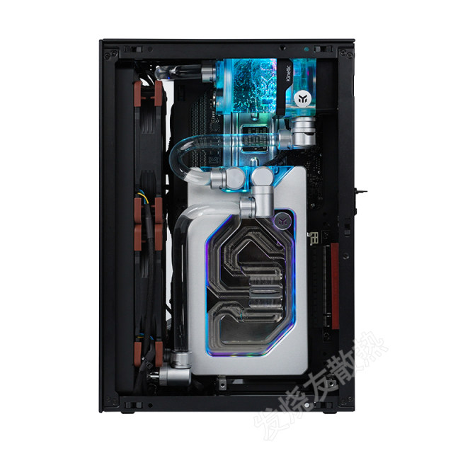 Enthusiast water-cooled SSUPD ITX chassis split water-cooling solution ...