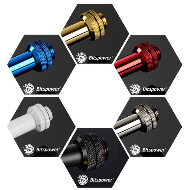 BITSPOWER 50cm half meters long 14 outer diameter metal tube water ...