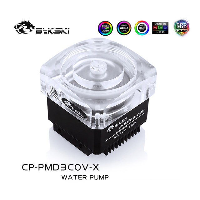 Bykski B-PMD3-COV Computer Water Cold Blue Lighting DDC Pump 6 meters ...